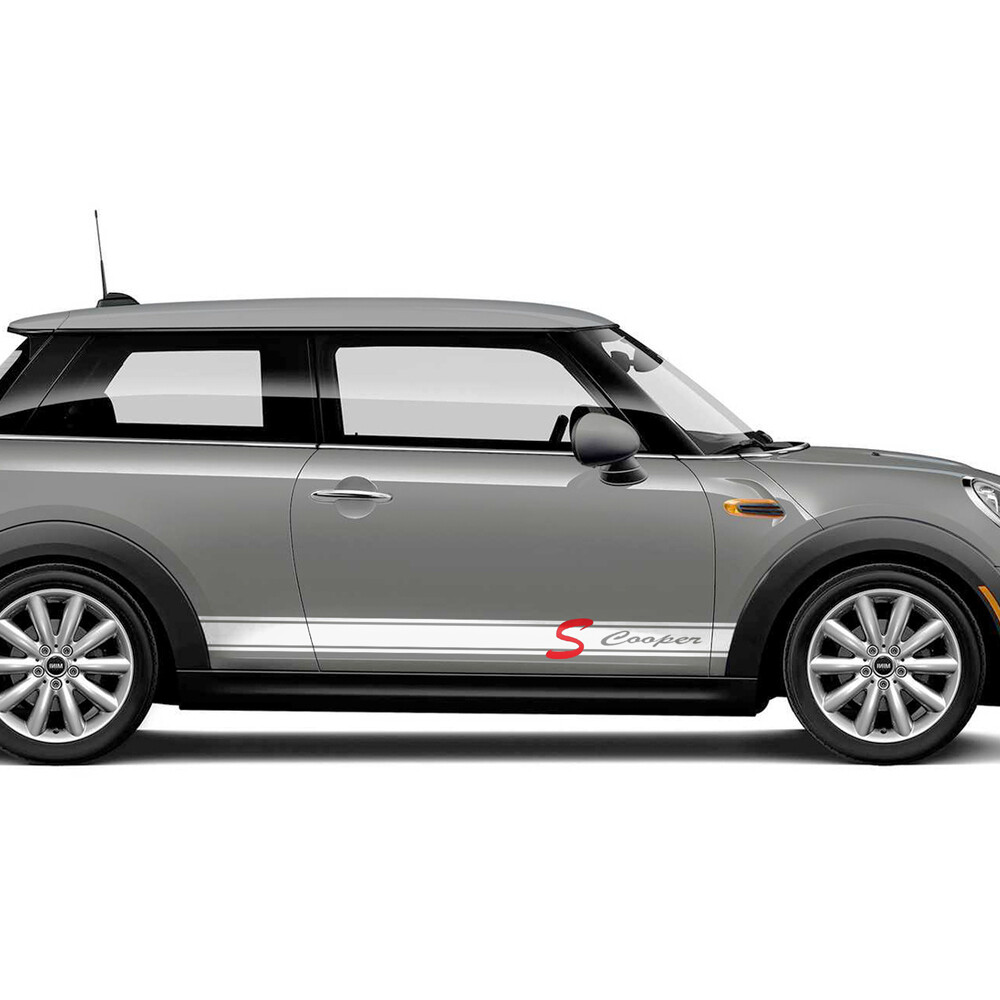 Car Side Stripes Decals Stickers for MINI Cooper F55 F56 R56 F60 ...