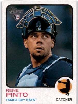 RENE PINTO RC 2022 Topps Heritage High Numbers #667 Rays | eBay