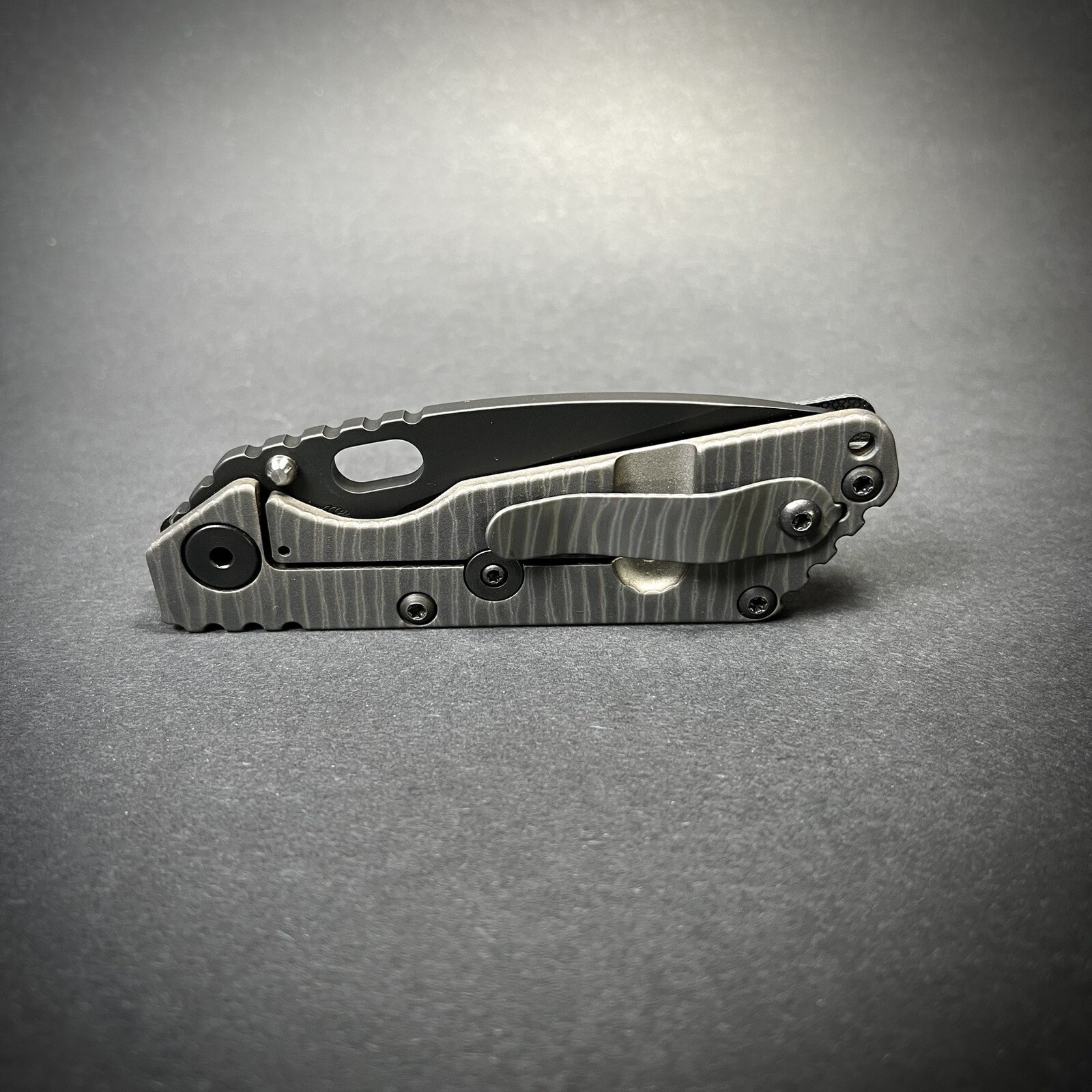 Mick Strider | SnG | Black/Grey G10 | Monkey Edge FRAG Pattern | CPM-3V ...