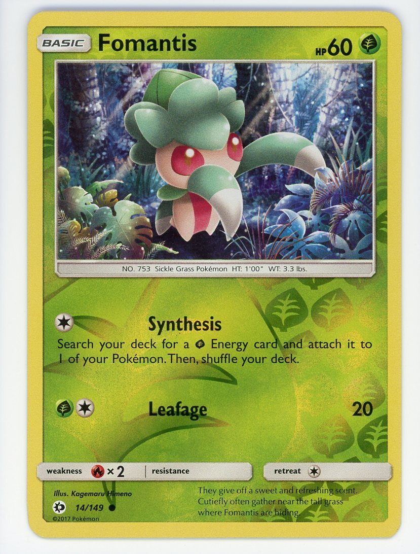 fomantis reverse holo For Sale - MAVIN
