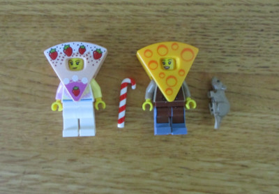 LEGO BAM/Build A Minifigure Strawberry Shortcake & Cheese Costume | eBay