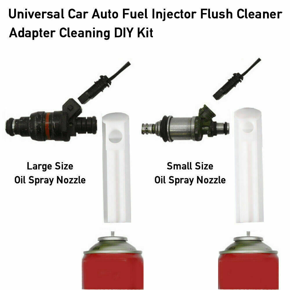 Fuel Injector Flush Cleaner Adapter Cleaning Tool DIY Kit Set For Car ...