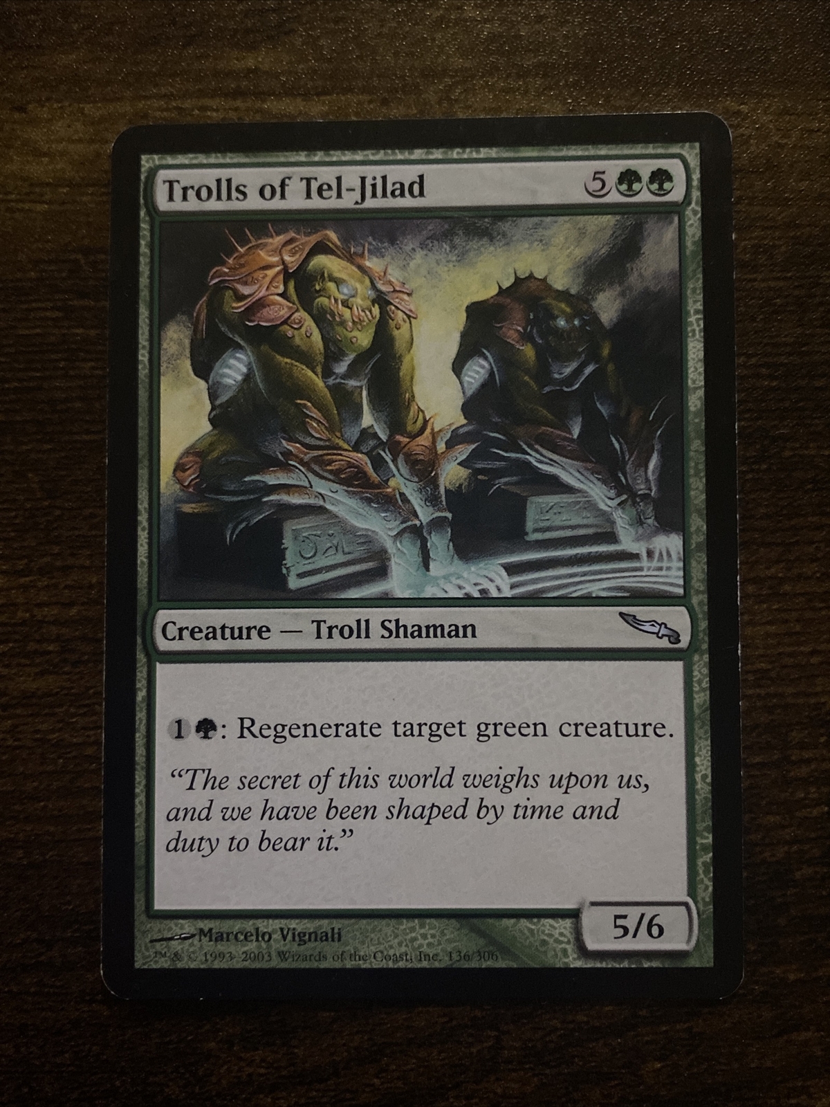 Trolls of Tel-Jilad 136/306 Mirrodin MTG Magic The Gathering D9114* | eBay