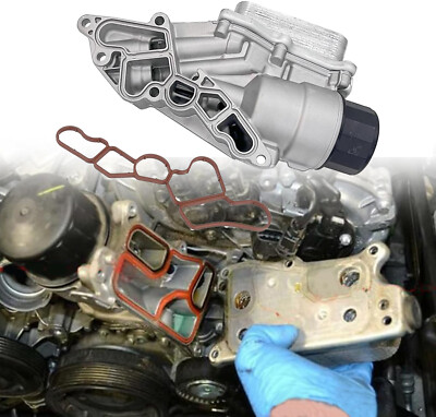 2721800510 2721800410 Oil Filter Housing With Oil Cooler for Mercedes ...