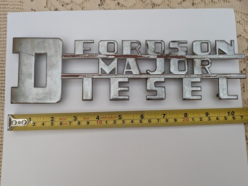 Vintage Ford Fordson Major Diesel Tractor Emblem Joseph Fray Eng | eBay