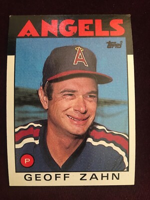 1986 Topps #42 Angels Geoff Zahn Baseball Card | eBay