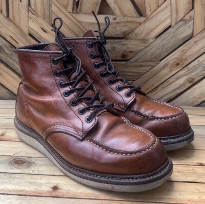 RED WING #1907 Classic Moc Toe Brown Copper Rough&Tough Leather Boots ...