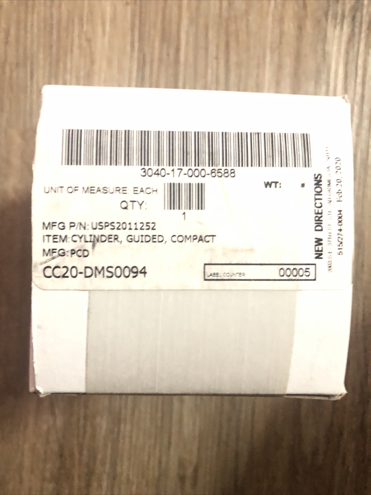 PCD Compact Guided Cylinder CC20-DMSO94 | eBay