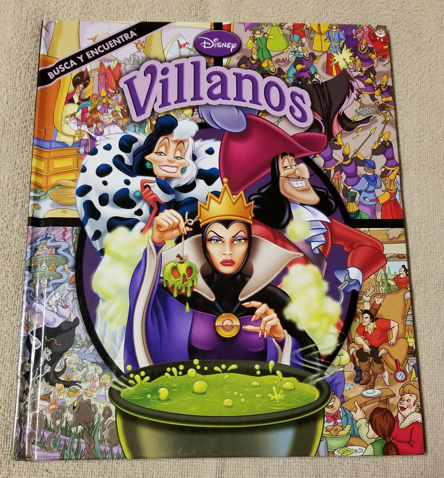 Villanos - Busca Y Encuentra (spanish Edition) Disney Cruella De Vil ...