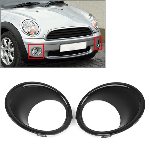 Front Fog Light Lamp Frame Trim Ring Cover Guard For BMW Mini Cooper ...