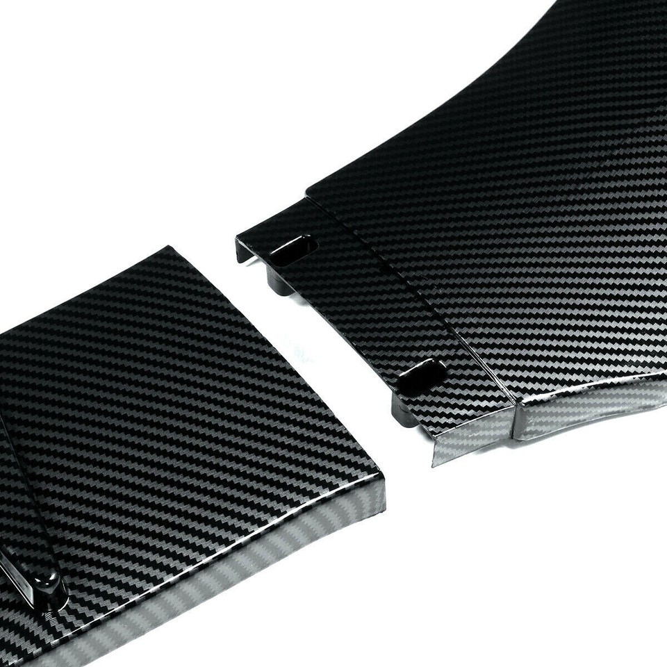 Carbon Painted Front Bumper Lip Splitter Spoiler Body Kits For Honda ...