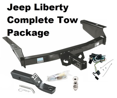 Trailer Tow Hitch For 02-07 Jeep Liberty All Styles Package w Wiring ...