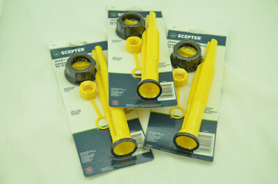 3x Scepter Spout Kit Jerry Gas Can 4 Piece Parts 03647 Stopper Vent ...