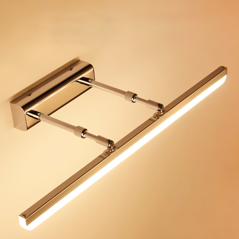 16W LED Vanity Lighting Retractable Wall Light Acrylic Mirror Front ...