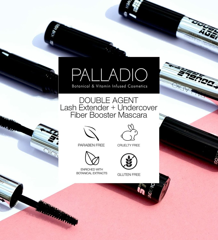 Palladio Double Agent Lash Extender Undercover Fiber Booster Mascara | eBay