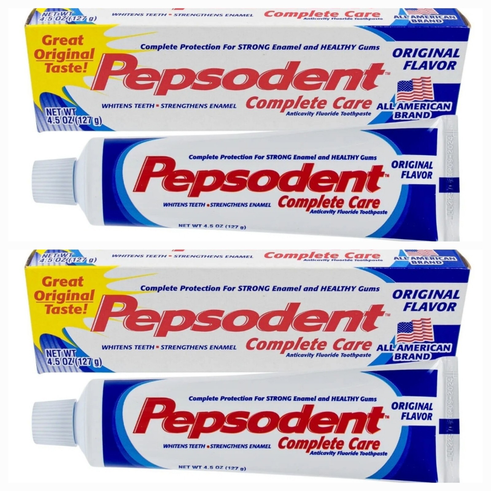 2 PACKS Of Pepsodent Original Toothpaste- 4.5oz | eBay