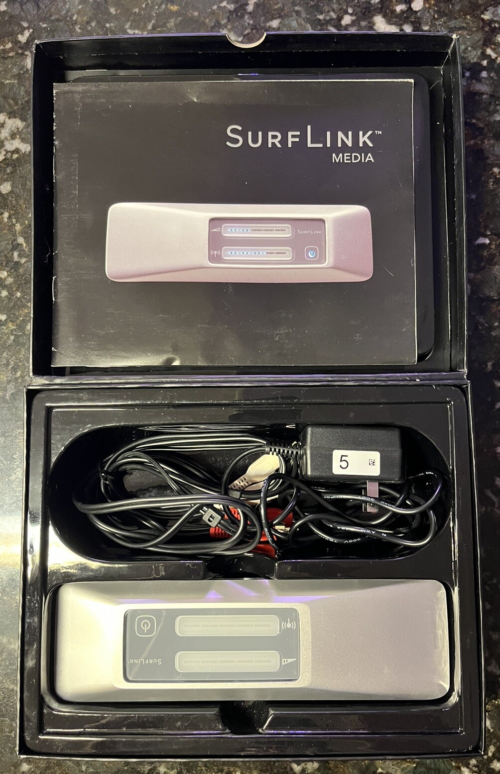 SurfLink Media hearing aid streaming device Power Cord & Manual Tested ...