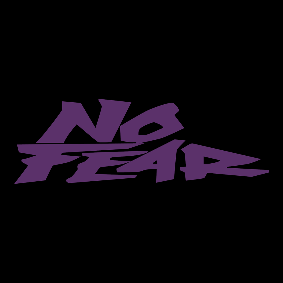 No Fear Logo Text Car Truck Window Wall Laptop Gift Vinyl Decal Sticker ...