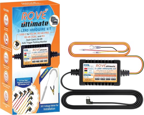 Dash Cam Hardwire Kit | USB Type C Port | for ROVE R2, R2-PRO and R3 | eBay