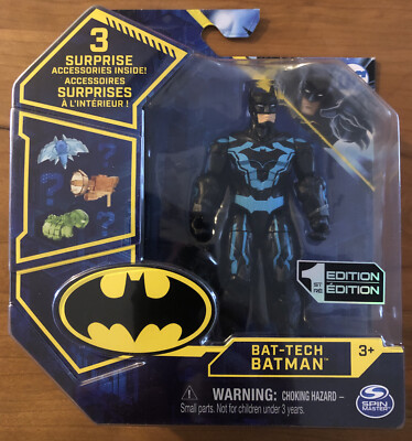 DC Comics|Spin Master 4" Figure Lot|Bat-Tech Batman|Blue Gloves Boots ...