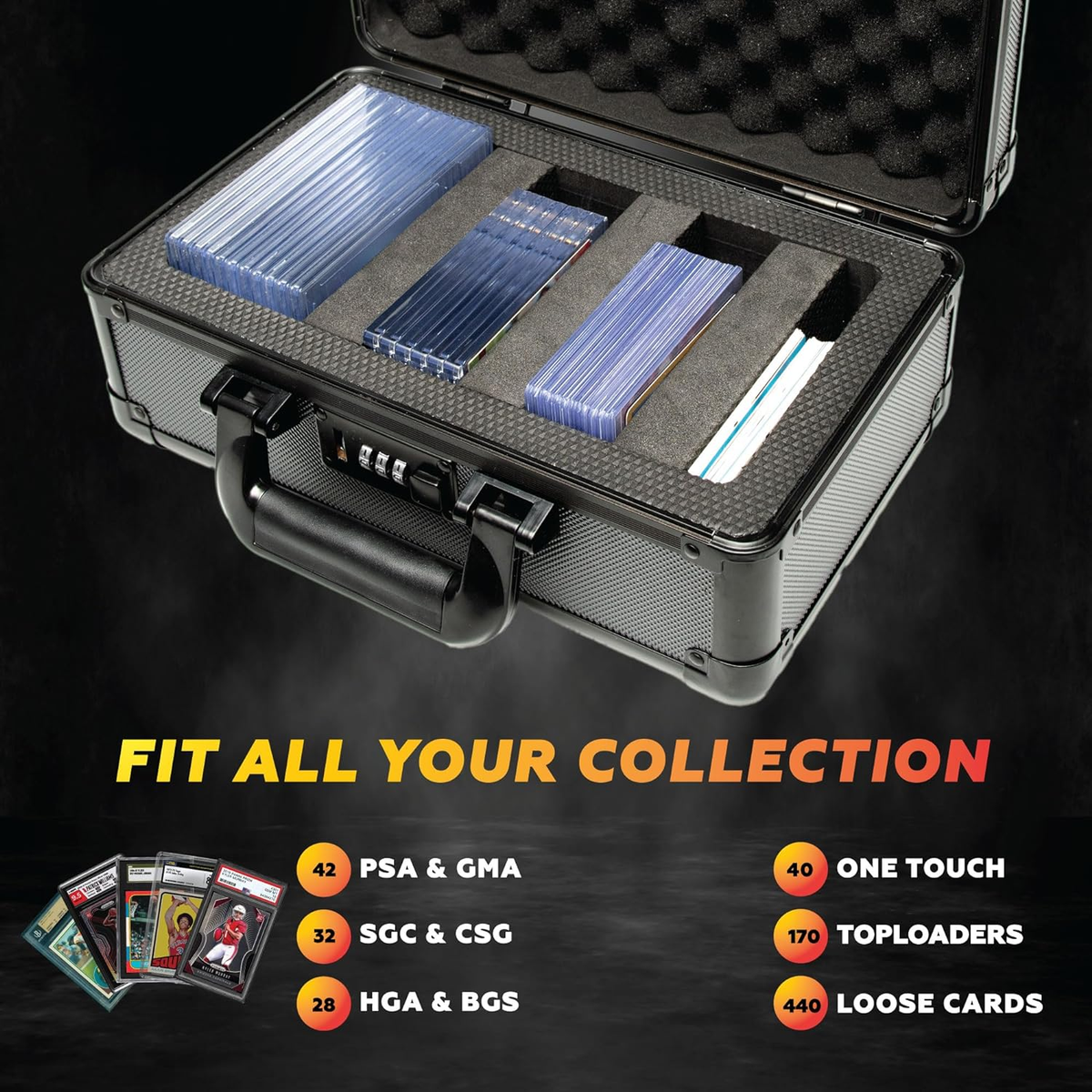 Card Storage Buy Sibonic Waterproof Graded Compatible With 102 Card ...