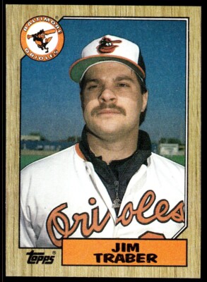 1987 Topps Baseball Card Jim Traber Baltimore Orioles #484 | eBay