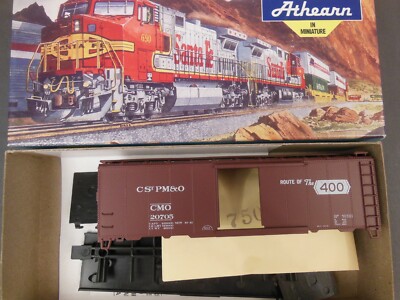 HO SCALE ATHEARN CStPM&O CMO 40' BOX CAR KIT | eBay