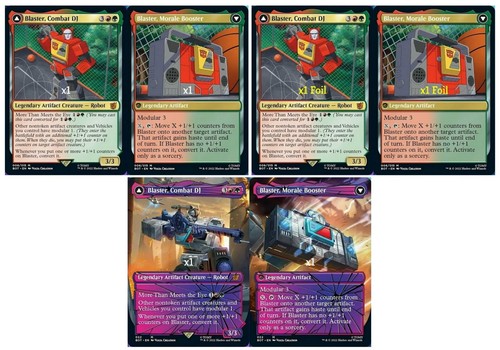 MTG Universes Beyond: Transformers BOT Blaster, Combat DJ MINT (SELECT ...