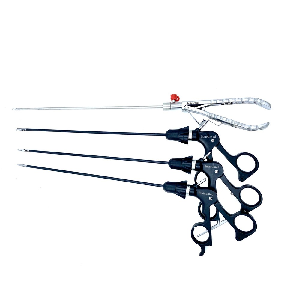 Laparoscopic Needle Holder Set Grasper Scissor Forceps Surgical ...