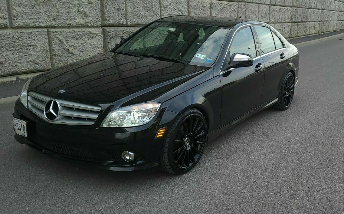 19x8.5 Wheels Fit Mercedes C250 C300 C350 E350 E550 19" Gloss Black ...