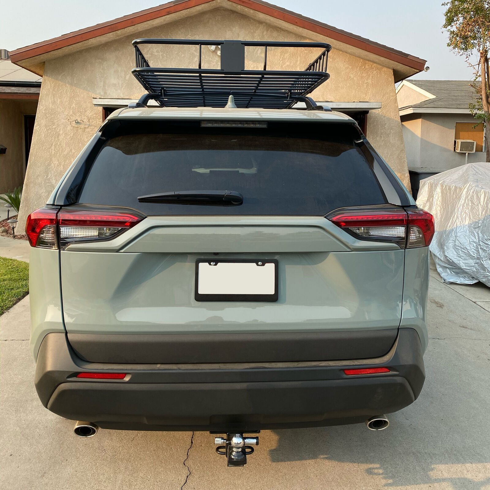 Universal 64" Black Roof Rack Extension Cargo Top Luggage Hold Carrier ...
