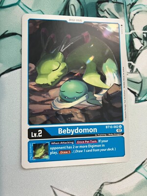 Bebydomon BT10-002 U Digimon CCG | Xros Encounter Near Mint English | eBay
