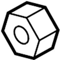 Nissan 012410009U Genuine OEM Headlamp ASSY Nut for sale online | eBay