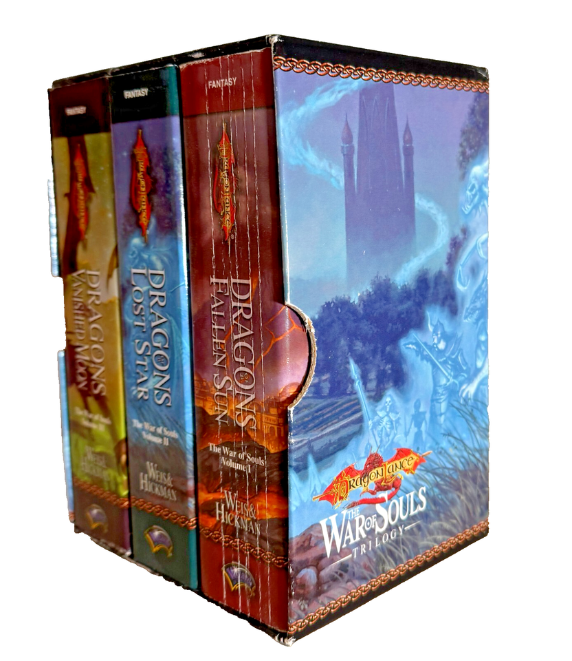 DragonLance Dragon Lance WAR OF SOULS Trilogy Box Boxed Set Weis ...