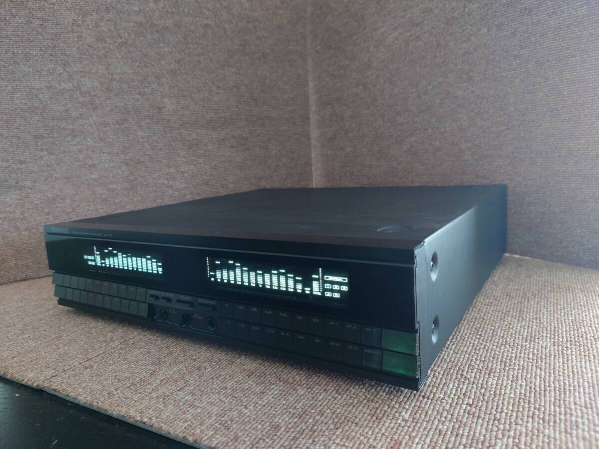 KENWOOD GE-77E 14-Band Graphic Equalizer 2ch Spectrum Analyzer Tested ...