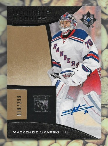 MACKENZIE SKAPSKI 2015-16 UPPER DECK ULTIMATE COLL RC AUTOGRAPH AUTO ...