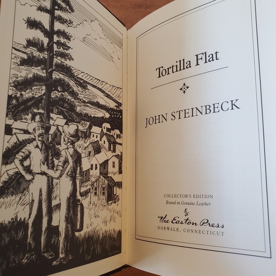 EASTON PRESS John Steinbeck 6 Volumes, East of Eden, Grapes of Wrath ...