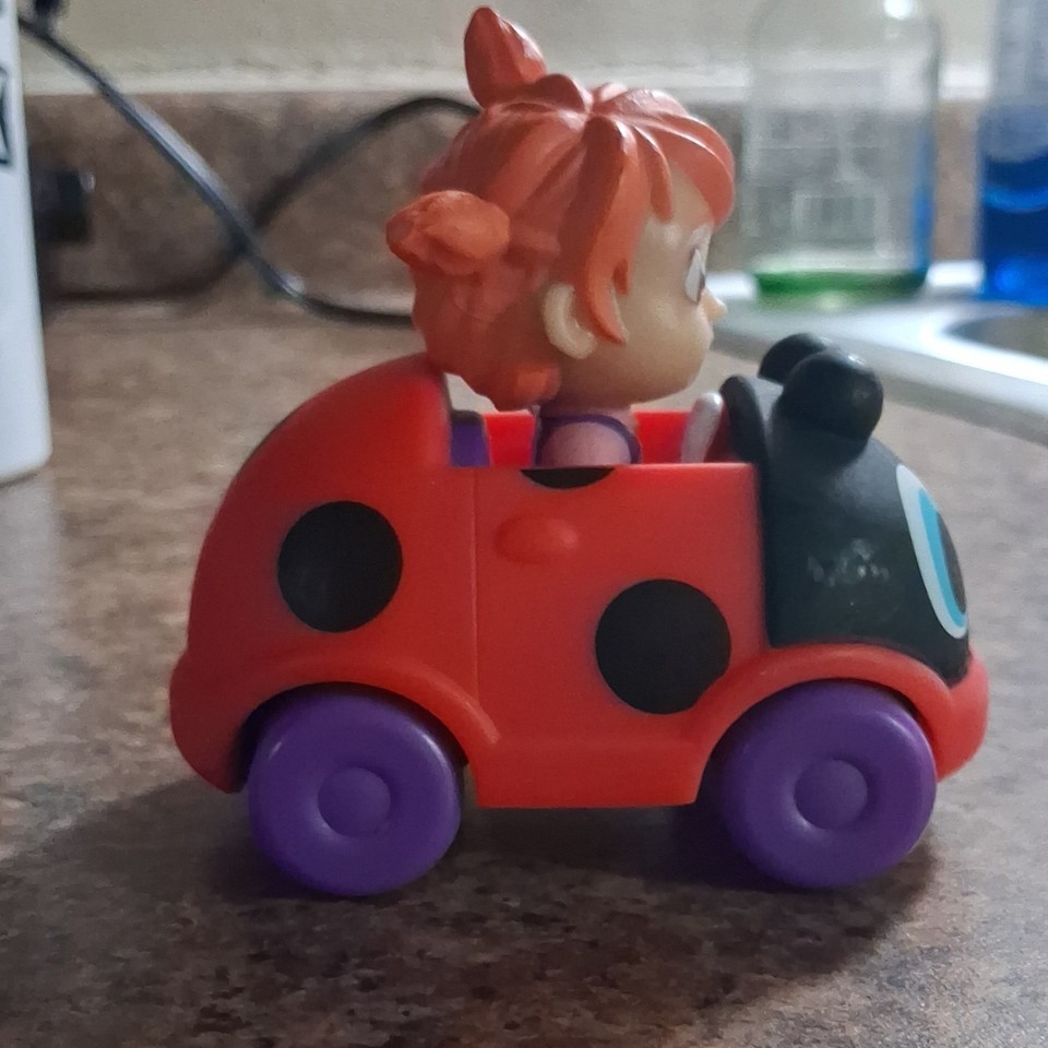 CoComelon Ladybug Toy Car Preschool Figure Red Black Purple | eBay