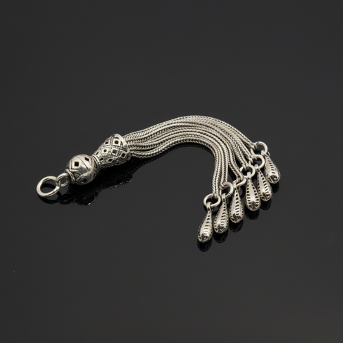 Metal tassel 925 silver Islamic Prayer Beads Misbaha 710225 Tasbih ...