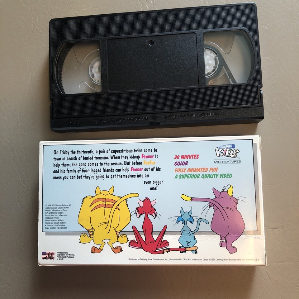 Foofur - Fencers Freaky Friday (VHS, 1991) 41009800338| eBay