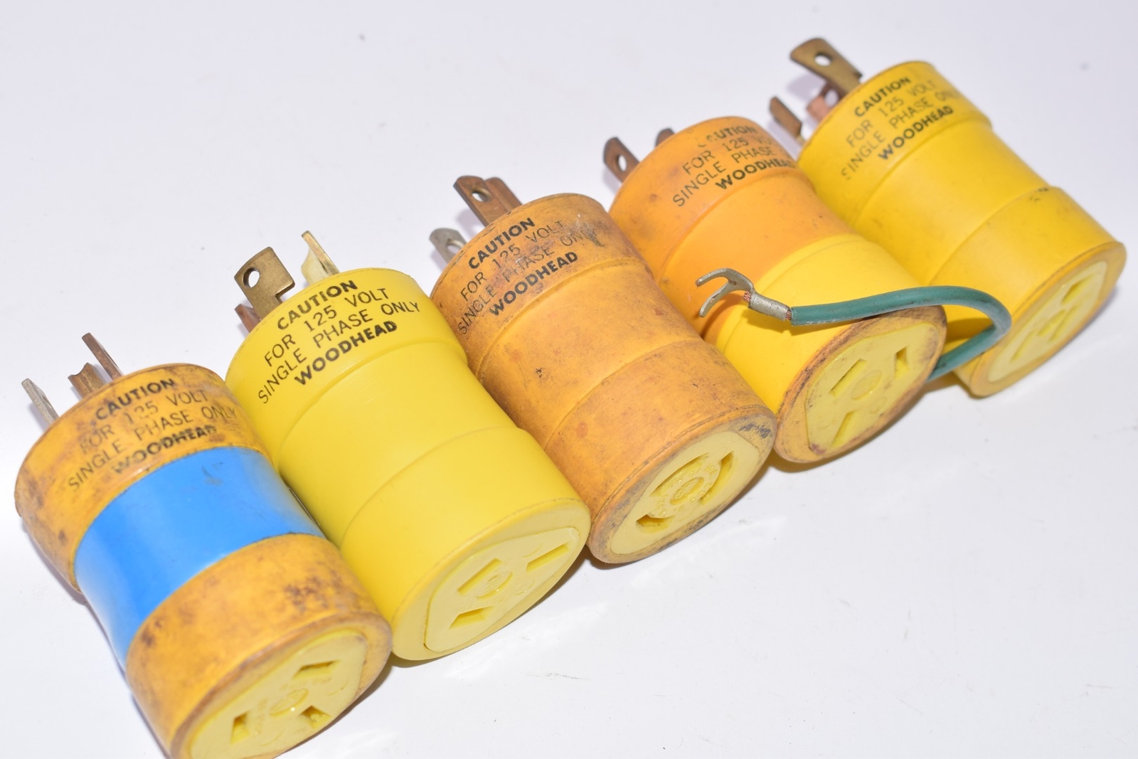 Lot of 5, NEW, Woodhead, 125V, Single Phase Plug | eBay