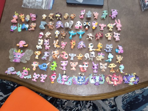 LPS Lot littlest pet shop 78 authentic toys Moonlight fairy Lama Horse ...