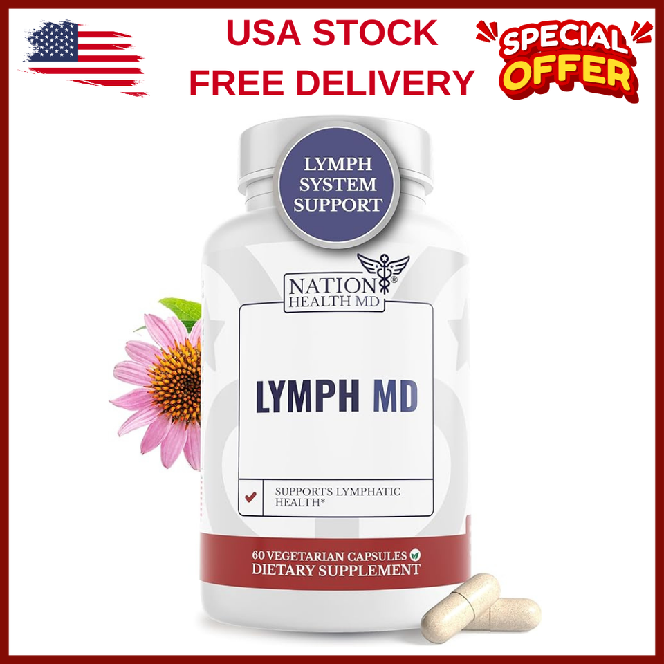 Lymph MD Lymphatic System Supplement with 9 Botanicals Dandelion, Burdock 60-Ct | eBay