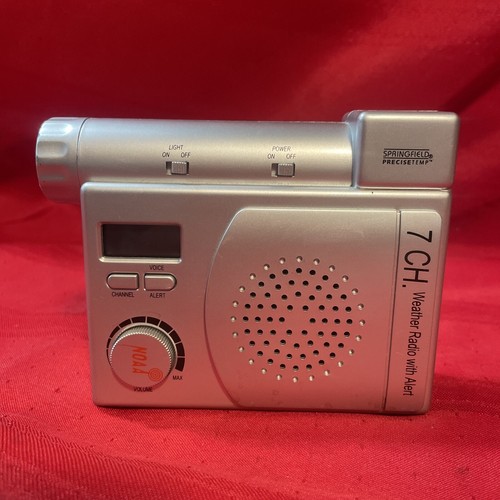Springfield Precisetemp 91418 NOAA 7 Channel Weather Radio With Alert ...