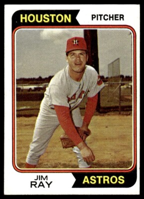 1974 Topps Baseball Card Jim Ray Houston Astros #458 EX-MT+ | eBay