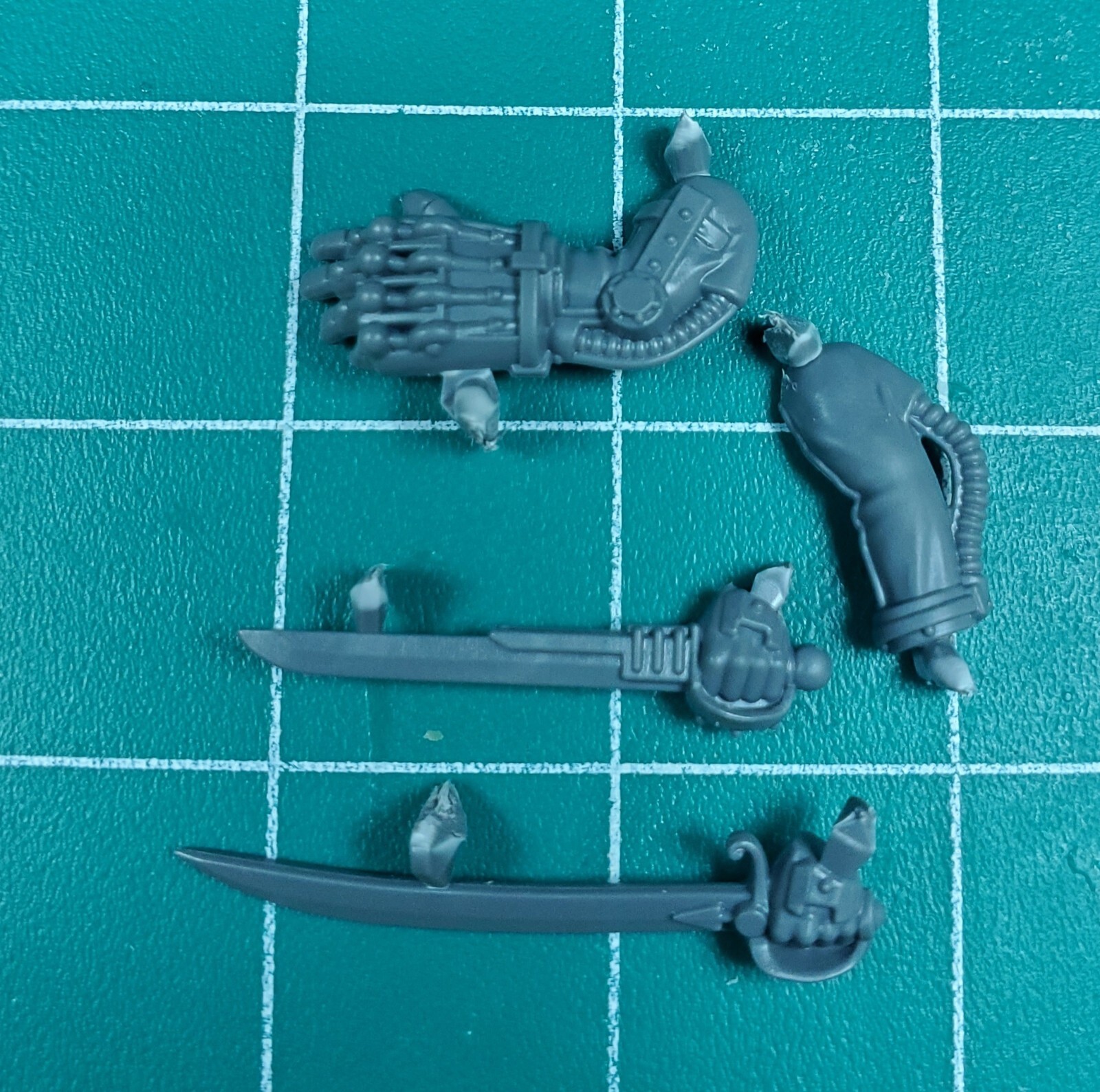 Warhammer 30k Solar Auxilia Bits Lasrifle Section Sergeant Swords ...