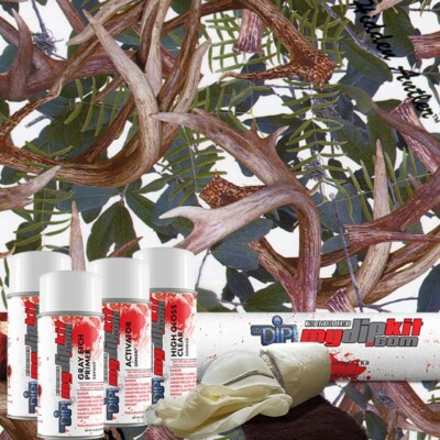 MYDIPKIT Hydro Dipping Water Transfer Print KIT HC-910 Hidden Antler ...