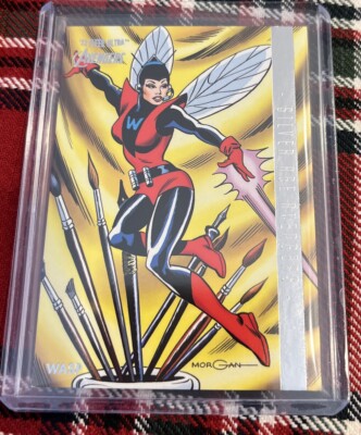 2022 Fleer Ultra Marvel Avengers Silver Age Avengers Card #115 Wasp ...