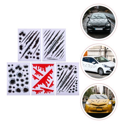 Bullet Hole Car Sticker Set - 5pcs | eBay