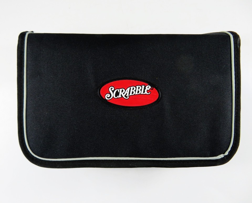 Travel Scrabble Game Folio Edition Complete In Zipper Case Hasbro 2001 ...